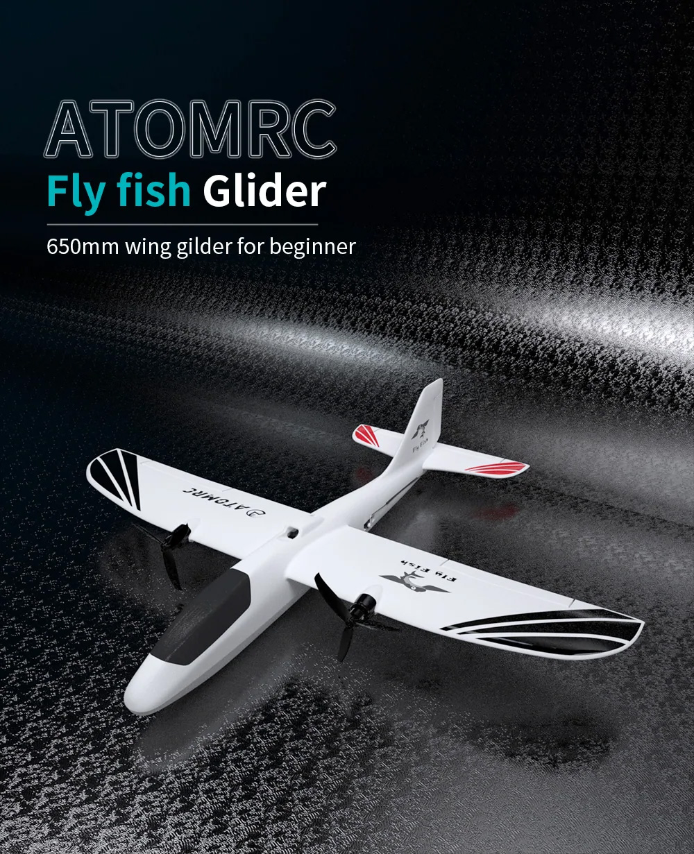 Atomrc Flying Fish 650mm Fixed Wing FPV Aircraft PNP for Beginner ...