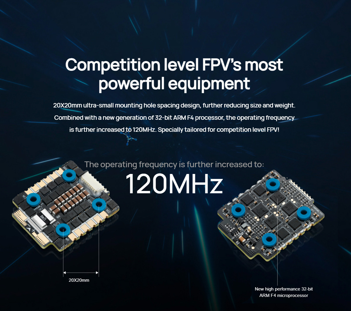 HobbyWing XRotor G2 45A 4in1 ESC 32-bitARM F4 Microprocessor for FPV ...