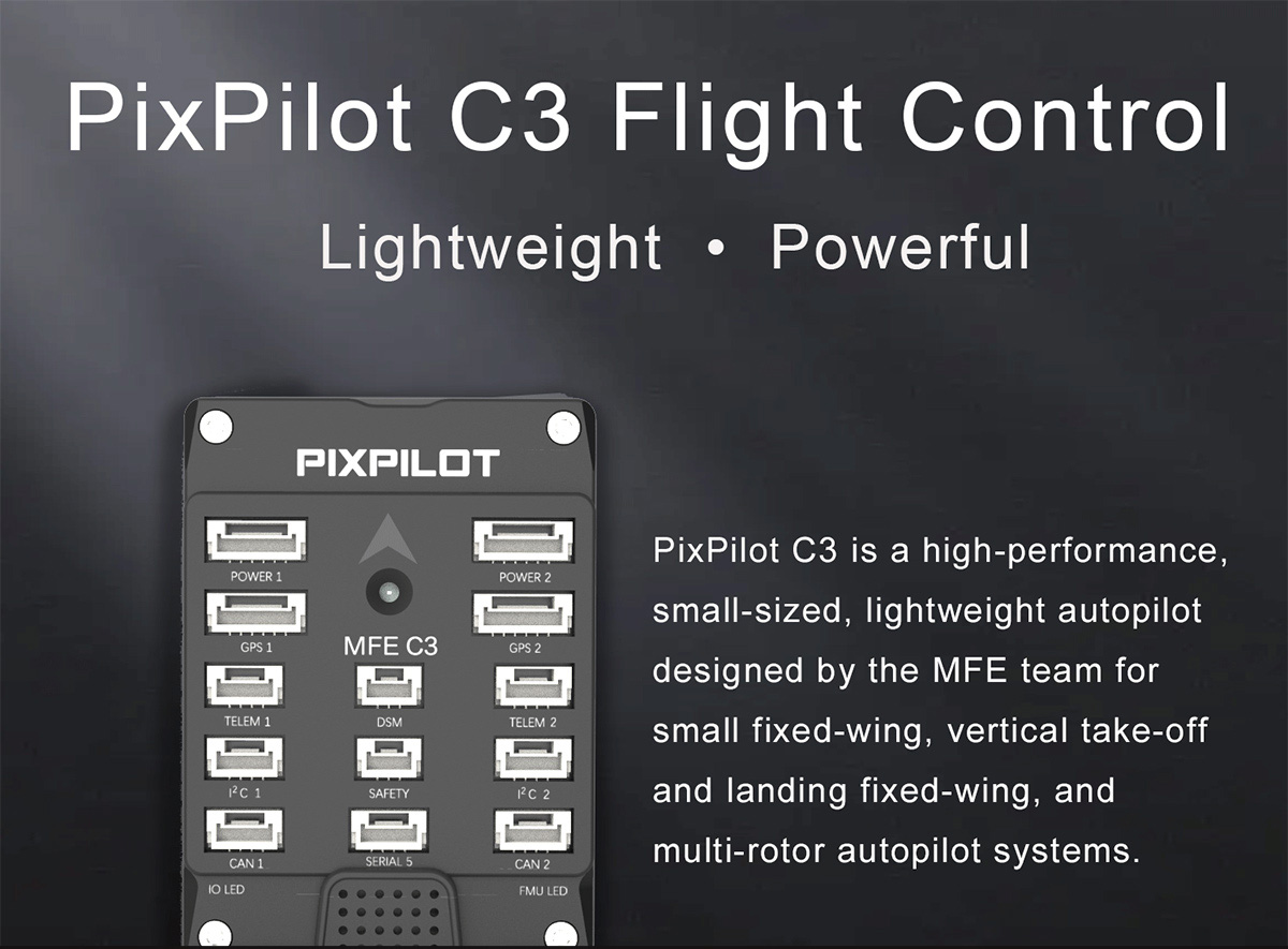 Makeflyeasy PixPilot C3 Flight Control Entry-Level Open Source Flight ...