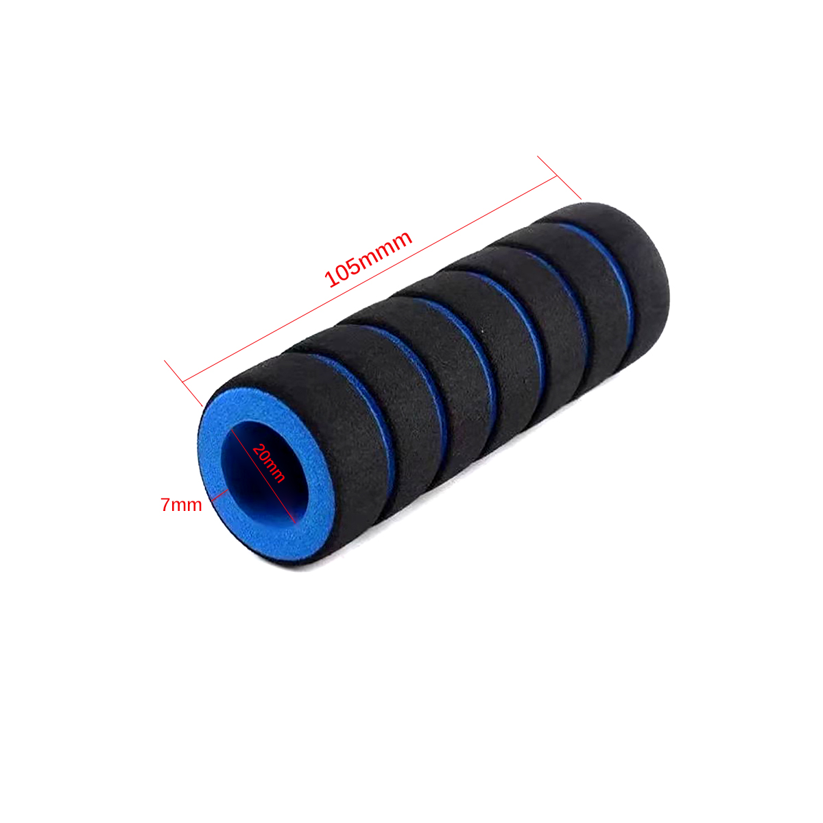 1 Pair Carbon Tube Leg Shock Absorbing Sponge Protector Multi-Rotor ...