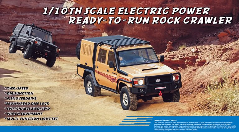 RGT EX86160 1/10 Scale LC79 Land Commander Electric Off-Road Simulation ...