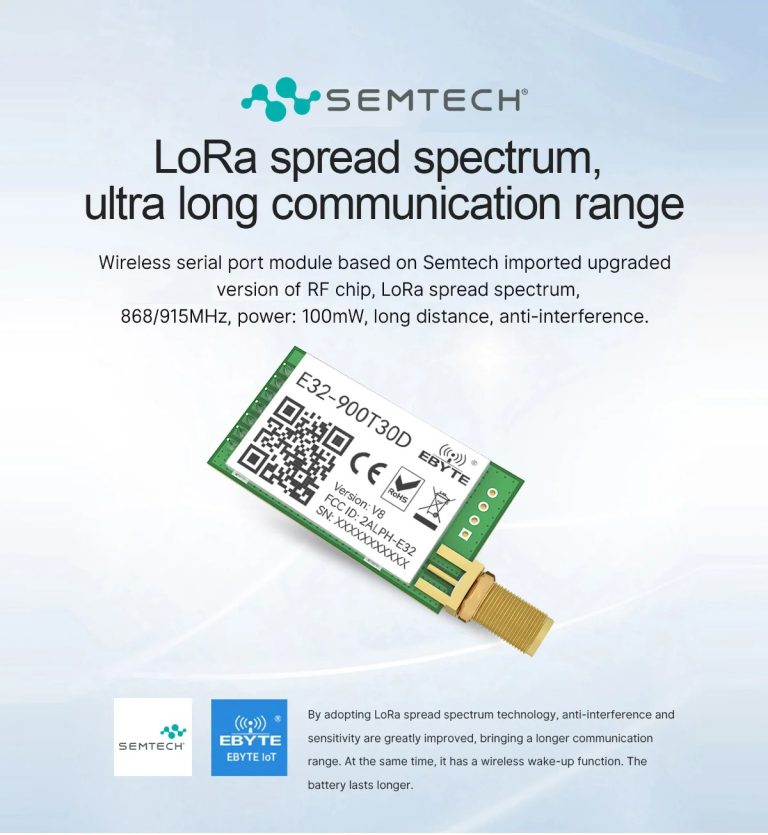 EBYTE E32-900T30D LoRa Wireless Module V8 868/915MHz Long Range ...
