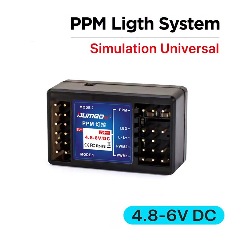 DumboRC PPM Light Control Module Dual PWM Channels DC4.8-6V for RC Car ...