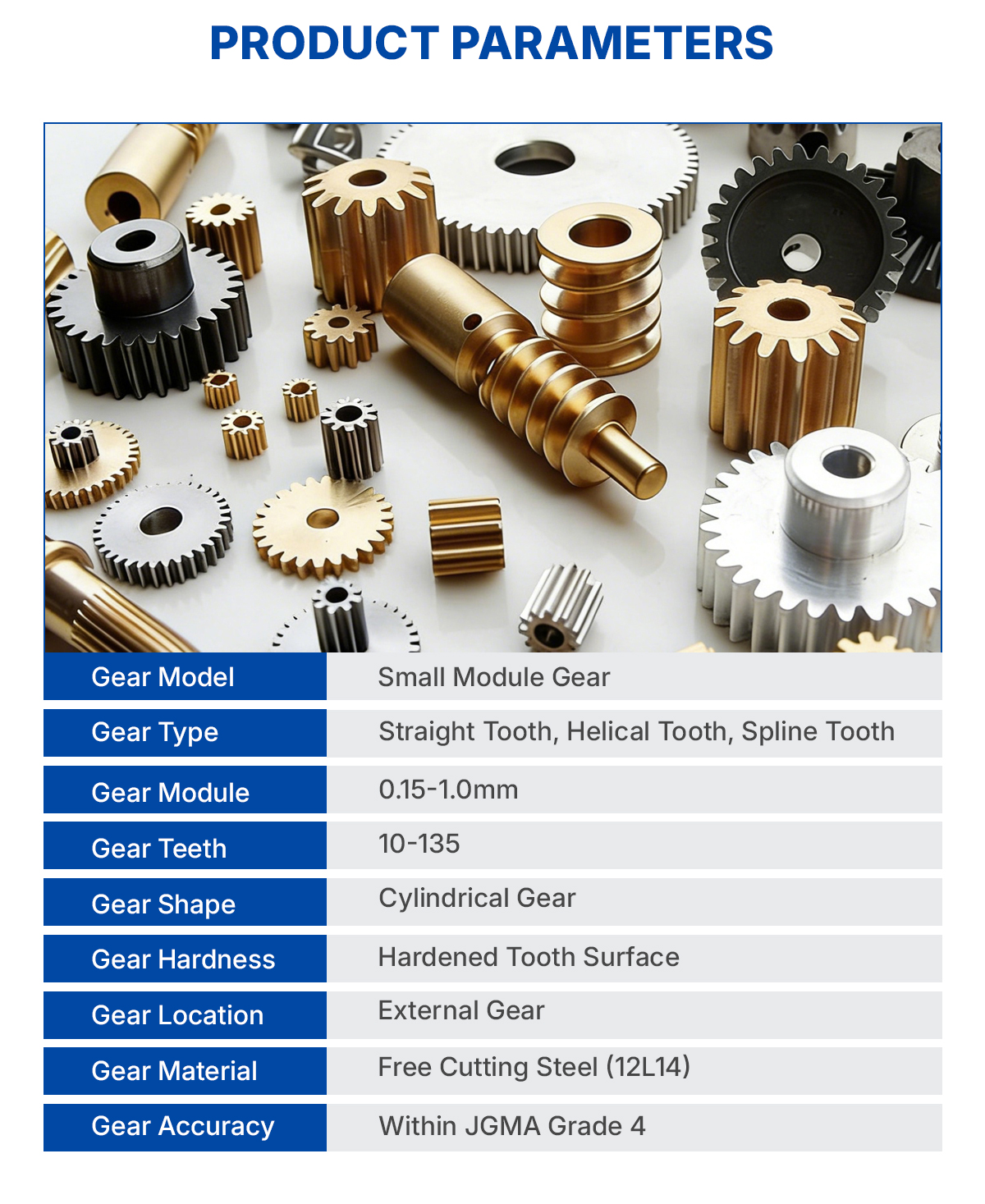 Custom Small Module Gear Precision Gear Hobbing Processing Metal Motor ...